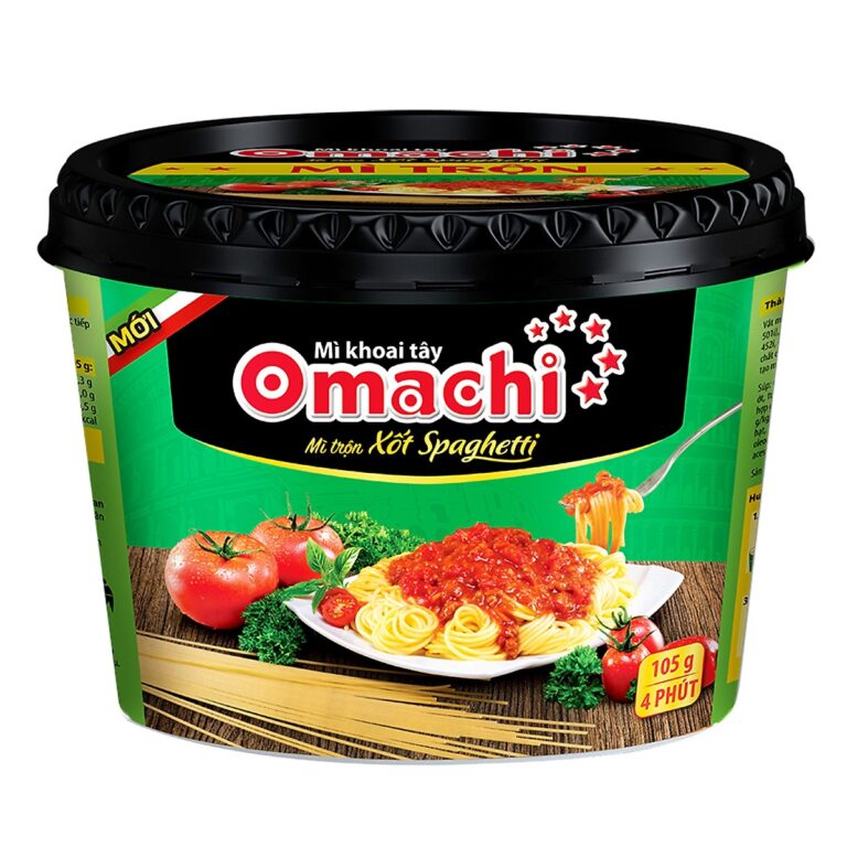 Omachi Beef Spaghetti Instant Noodle 91gr (5 packs/block) - Vietnam ...